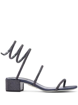 Rene Caovilla Cleo Sandalen 40mm - Grau