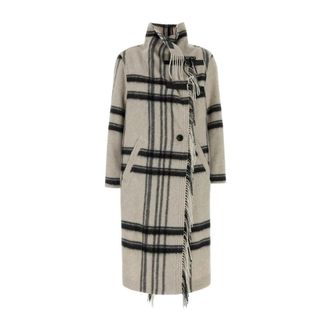 Isabel Marant Gihan Wollmantel - - Coats - Damen - Beige - M
