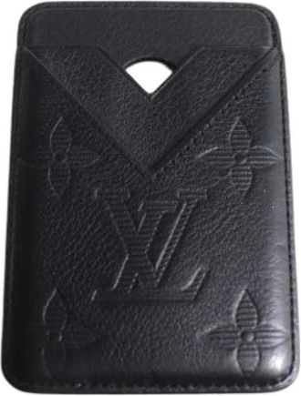 Louis Vuitton unisex, Pre-owned, Noir, Taille: ONE Size Porte-cartes Pre-owned