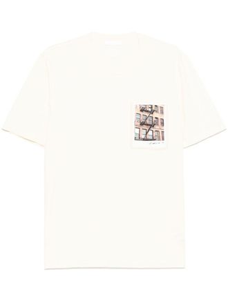 Helmut Lang t-shirt Postcard - Tons neutres