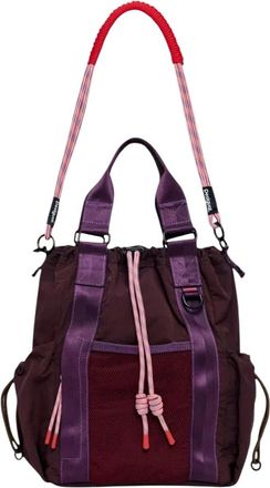 Desigual Tannith Globe Backpack - Femme - Sacs - Violet - Taille: ONE Size