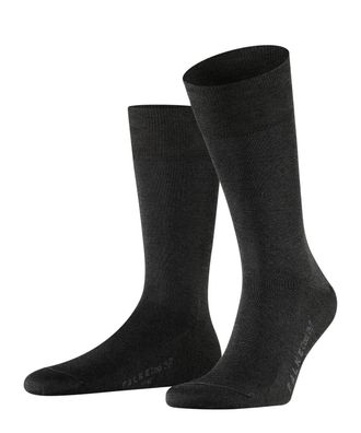 Falke Herren Socken Cool 24/7 M So Baumwolle einfarbig 1 Paar, Grau Anthracite Melange 3080, 39-40