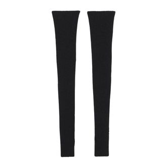 Cortana Lange Strick-Armstulpen mit Daumenl&ouml;chern - - Accessories - Damen - Schwarzk - ONE SIZE