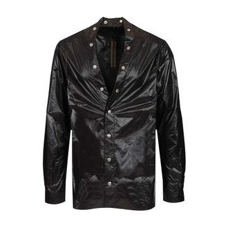 Rick Owens Larry Shirt - - Shirts - Herren - Schwarzk - M