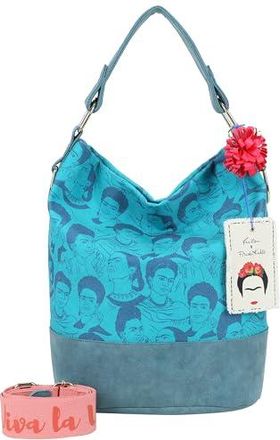 Fritzi Aus Preußen Fritzi aus Preußen Izzy07 Fritzi x Frida Kahlo Limited Canvas Hobo Bag Frida Heads