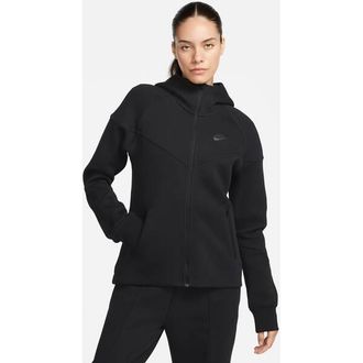 Nike Damen Unterjacke W NSW TCH FLC WR FZ HDY