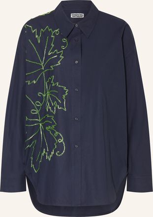 Essentiel Hemdbluse Illegal Mit Schmucksteinen schwarz