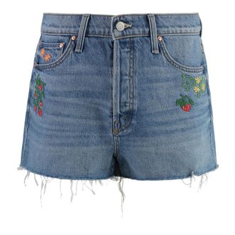 Mother The Ditcher Denimshorts - - Shorts - Damen - Blau - W26