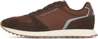 Tommy Hilfiger Baskets de Running Homme New Eva Mix Flag Chaussures, Marron (Ebony Brown), 40