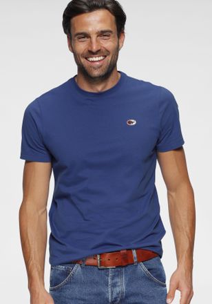 Kangaroos T-Shirt KANGAROOS, Herren, Gr. XXL (60/62), blau (royalblau), Single Jersey, Obermaterial: 100% Baumwolle, unifarben, normal, Rundhals, Shirts T-Shirt