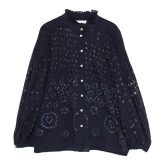 Antik Batik Femme, Blouses et Chemises, Bleu, Taille: 40 FR Blouse Bandini