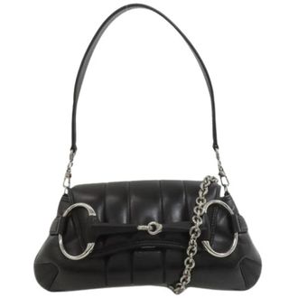 Gucci Pre-owned Cuir sacs-gucci - Femme - Pre-owned - Noir - Taille: ONE Size