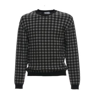 Scaglione Rundhals-Strickware - - Knitwear - Herren - Gr&uuml;n - L