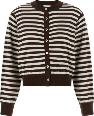 Be You Femme, Pulls, Brun, Taille: 38 FR Be Motivated Striped Cardigan