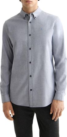 Scotch & Soda Oxford Shirt Herren Hemd, Insignia Blue Stripe, XXL