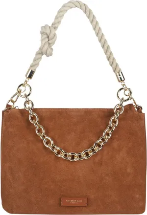 My Best Bags Firenze Femme, Sacs, Brun, Taille: ONE Size Reflex Medium Shoulder Bag