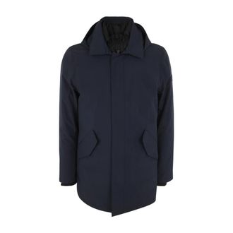 People of Shibuya Hachiko Kapuzenjacke mit gepolsterter Innenjacke - - Jackets - Herren - Blau - XL
