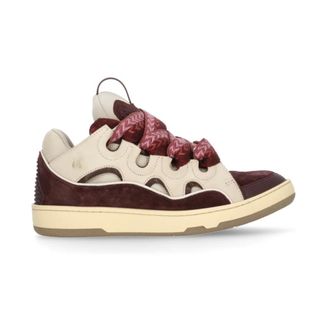 Lanvin Homme, Chaussures, Multicolore, Taille: 37 EU Curb Leather Baskets