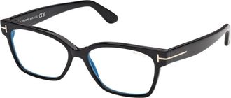 Tom Ford Femme, Accessoires, Noir, Taille: 53 MM Optical Frame