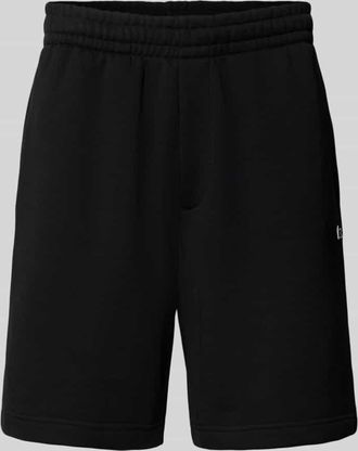 Lacoste Regular Fit Sweatshorts aus Baumwoll-Mix
