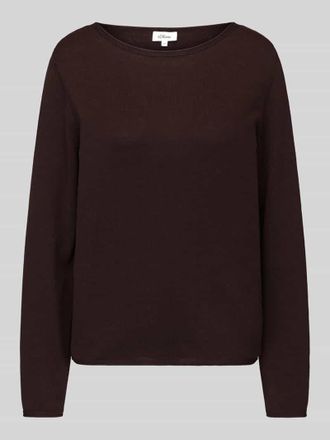 s.Oliver Red Label Regular Fit Pullover aus Baumwoll-Viskose-Mix