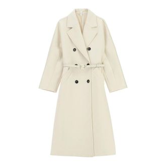 Imperial Cappotto Doppio Petto - - Coats - Damen - Wei&szlig; - 2XS
