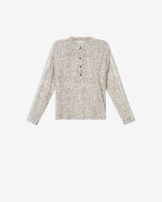 Isabel Marant Blouse Maria - Femme - &Eacute;cru Et Noir - Taille34 - Marant &Eacute;toile
