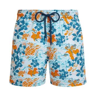 Vilebrequin Jungle Turtles Badeshorts f&uuml;r Herren - - Swimwear - Herren - Blau - XL
