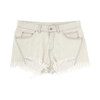 Rick Owens Denim Shorts mit schr&auml;gem Schnitt - - Shorts - Damen - Beige - W27