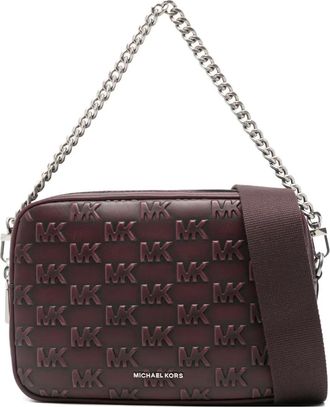 Michael Kors Schultertasche mit Kettenriemen - Rot