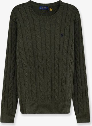 Ralph Lauren Cotton sweater with embroidered logo on the front - POLO RALPH LAUREN - gender_Man