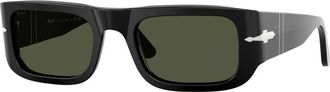 Persol Klassische Sonnenbrille schwarzer Rahmen - - Accessories - unisex - Schwarzk - 55 MM