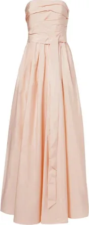 Max Mara Femme, Robes, Rose, Taille: 44 FR Robe Elegante Quinoa Ceintur&eacute;e