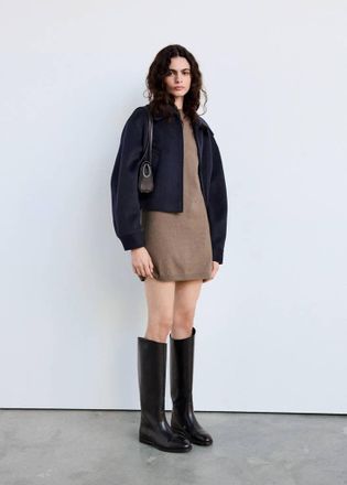 Mango Robe nekanu marron moyen - Femme - XXL - MANGO