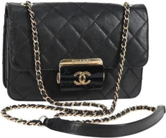 Chanel Pre-owned Cuir sacs-chanel - Femme - Pre-owned - Noir - Taille: ONE Size