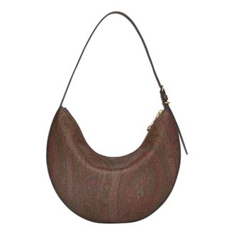 Etro Medium Hobo Bag in Iconic Jacquard - - Bags - Damen - Braun - ONE SIZE
