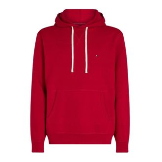 Tommy Hilfiger Homme, Sweatshirts et sweats &agrave; capuche, Rouge, Taille: M Sweat &agrave; capuche avec logo brod&eacute;