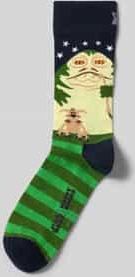 Happy Socks Socken aus elastischem Baumwoll-Mix Modell Star Wars Jabba