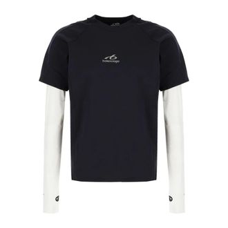 Balenciaga Techwear Langarmshirt - - Tops - Herren - Blau - L