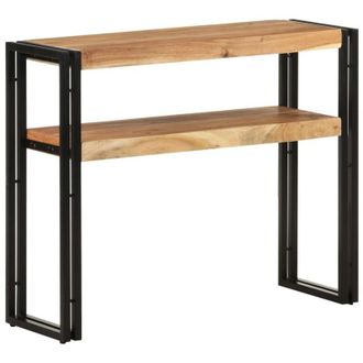 vidaXL Table console 90x30x75 cm Bois dacacia massif
