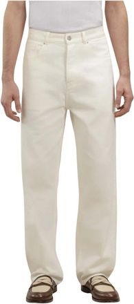Dr&ocirc;le de Monsieur Homme, Jeans, Blanc, Taille: W33 Jean Straight