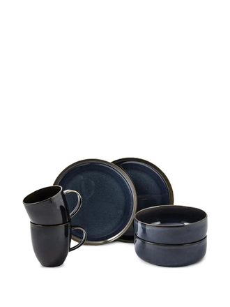 Villeroy & Boch Stein-Fr&uuml;hst&uuml;ck (6-teilig) - Blau