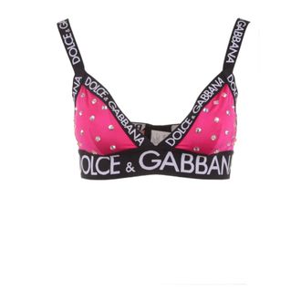Dolce & Gabbana Femme, Sous-v&ecirc;tements, Rose, Taille: 40 FR Doted Bra