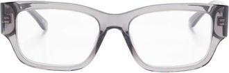 Balenciaga Brille mit eckigem Gestell - Grau