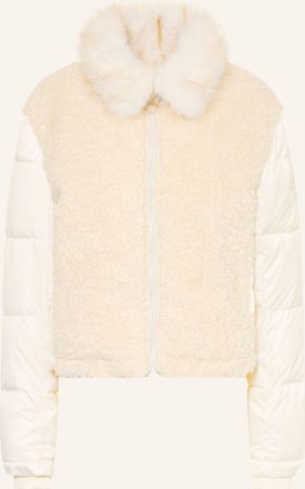 Rino&Pelle Rino & Pelle Steppjacke Balbo Im Materialmix weiss