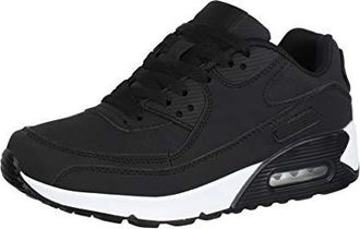 Elara Chaussures de Sport Hommes Baskets Chunkyrayan MEL0387 Schwarz-46