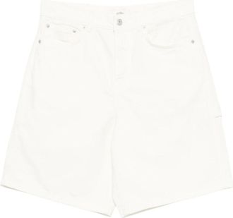 Les Deux Homme, Shorts, Blanc, Taille: W28 Carpenter Denim Short