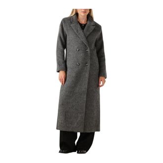 Notre-V Grauer Polyester Wintermantel - - Coats - Damen - Grau - XS
