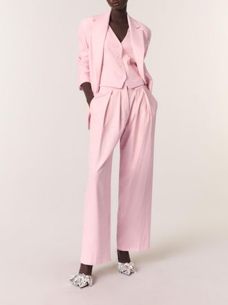 Maje Veste De Tailleur - Rose - Taille 38 - Maje