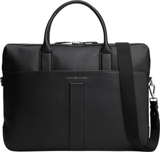 Tommy Hilfiger Herren Th Relaxed Computer Bag Am0am13655 Computertasche, Black (Black)